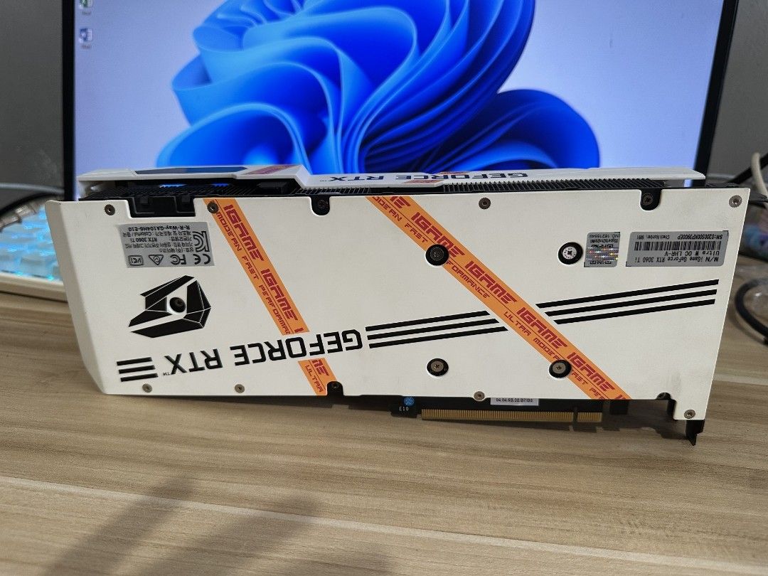 Colorful igame GeForce rtx 3060ti ultra e oc lhr-v, Computers & Tech ...
