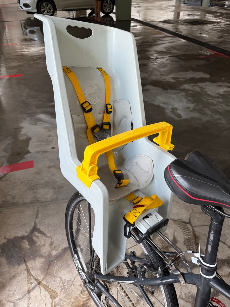 Copilot kids bike seat (rack included), Sports Equipment, Bicycles & Parts, Bicycles on Carousell