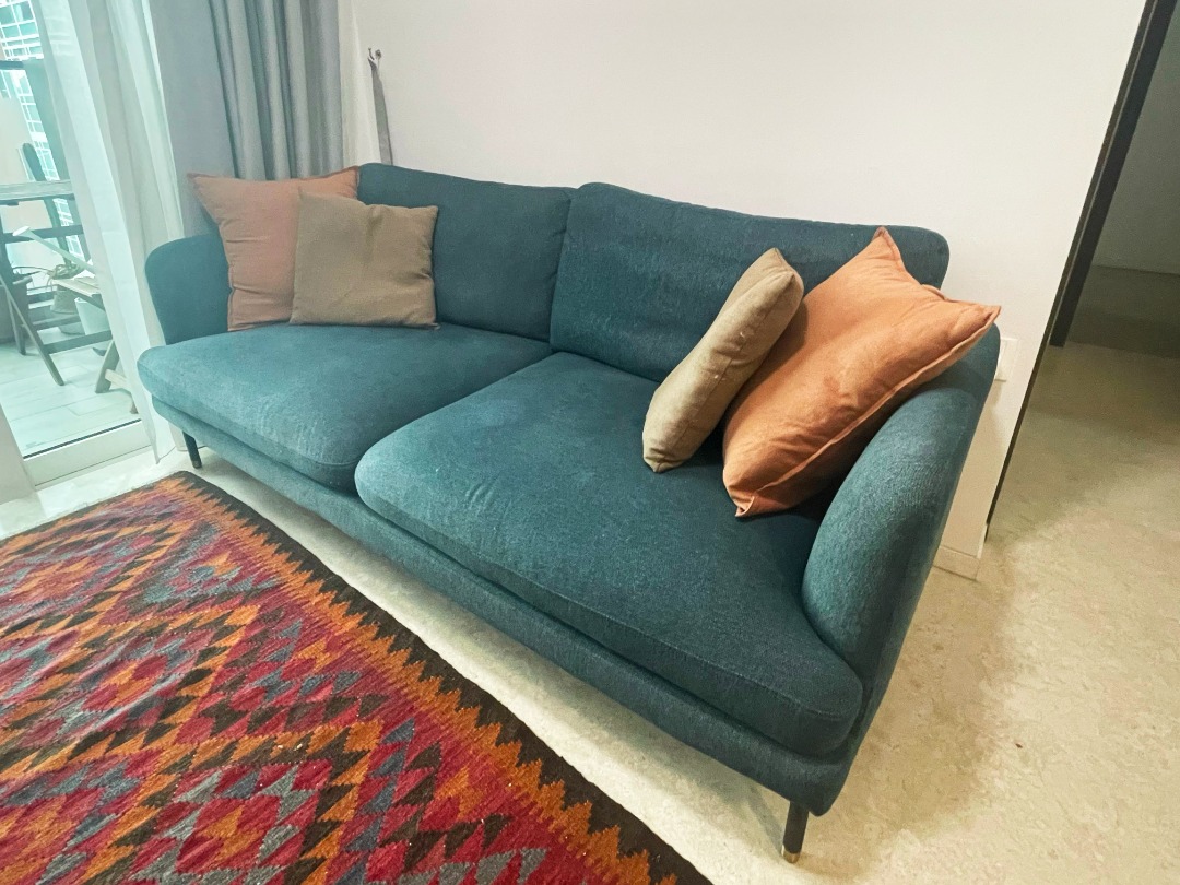 Couch Castlery - Pebble 2 Seater, Furniture & Home Living, Furniture ...