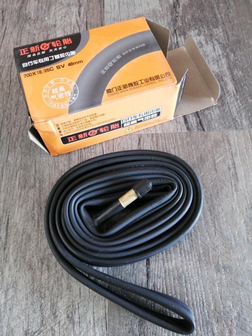 CST 700x18/25C Inner Tube with 48mm Schrader Valve), Sports Equipment ...