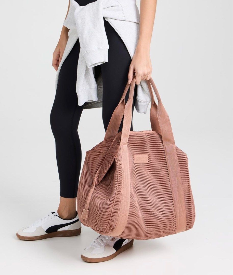 Dagne Dover Duffle Bag (Landon Air Mesh Large Carryall in Warm Dust ...