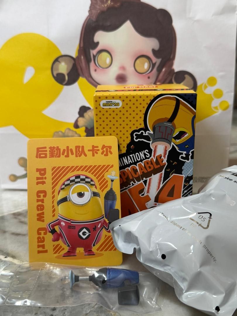 Despicable me Minion popmart, Hobbies & Toys, Toys & Games on Carousell