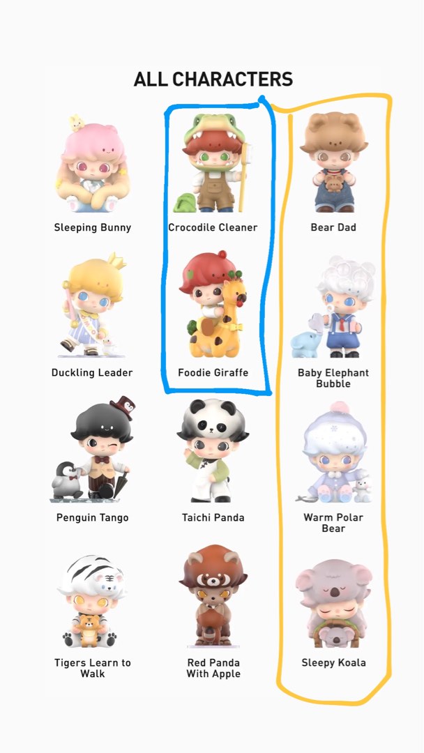 Dimoo Animal Kingdom - Foodie Giraffe & Crocodile Cleaner (Popmart ...