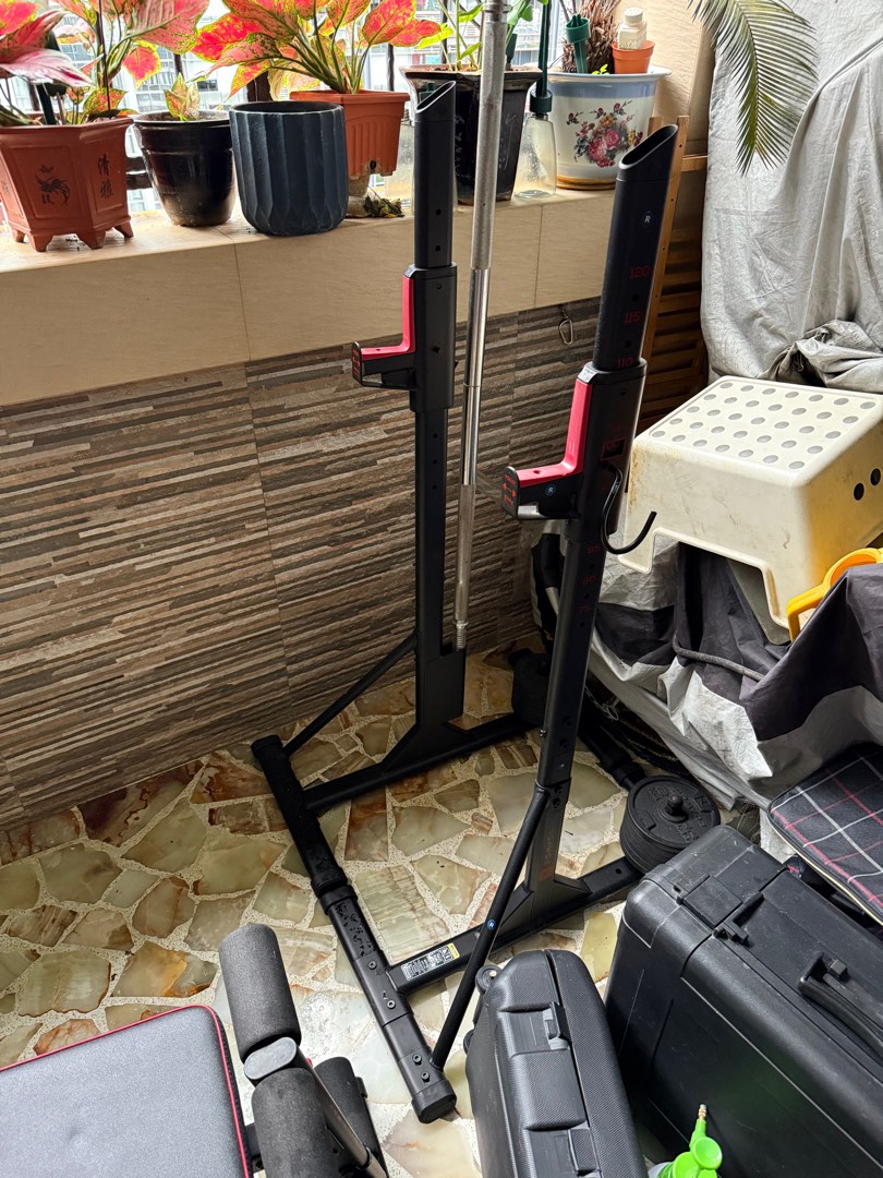 Domyos Decathlon 50kg Weights Kit, Rack 100, Bench 500, Sports ...