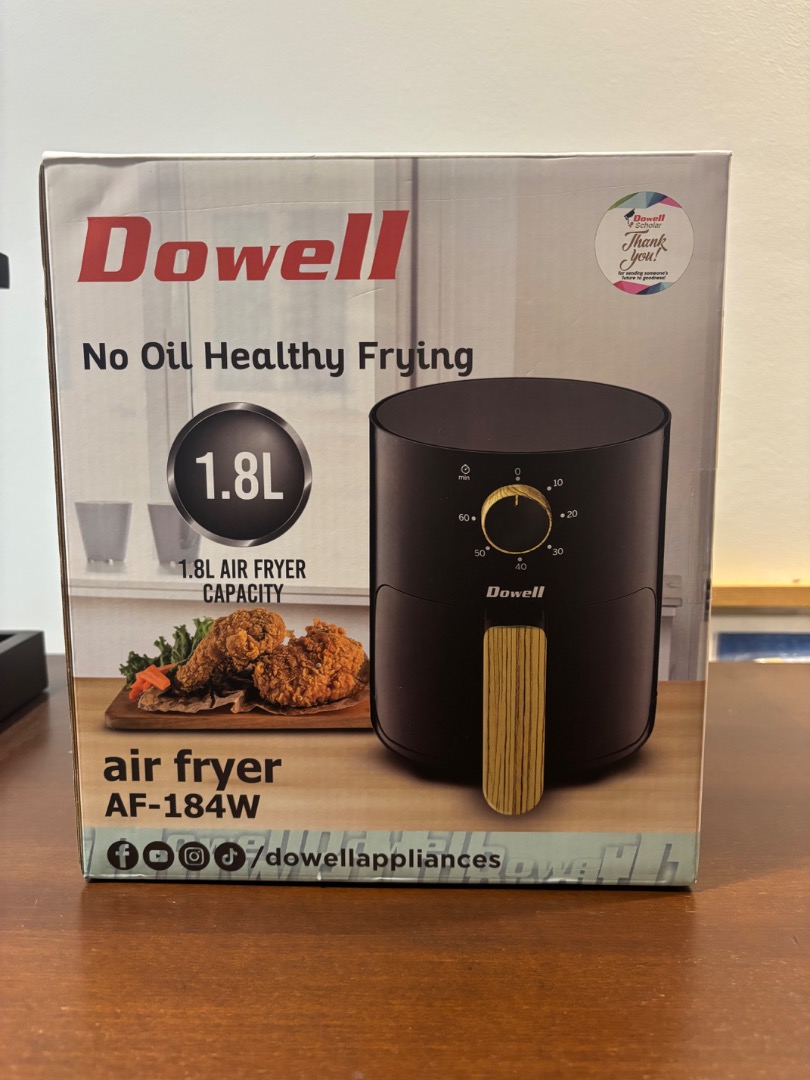 Dowell 1.8L Brand New Air Fryer, TV & Home Appliances, Kitchen ...