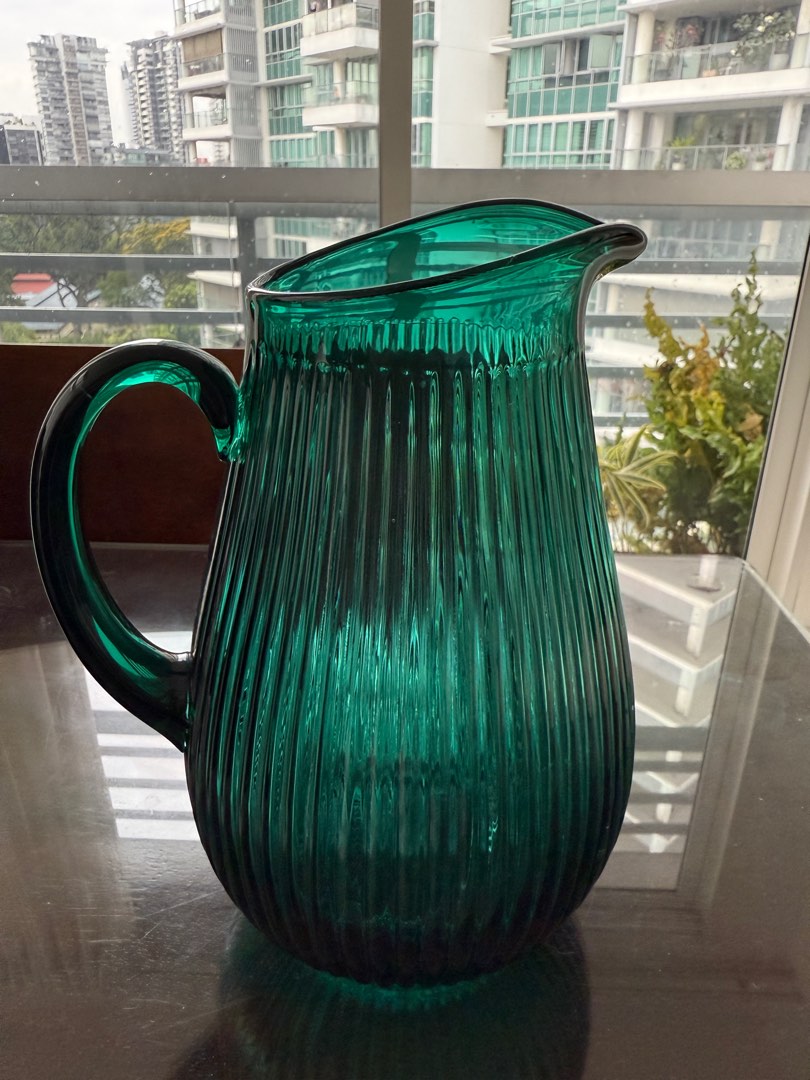 Emerald Green Jug/Pitcher, Furniture & Home Living, Kitchenware ...
