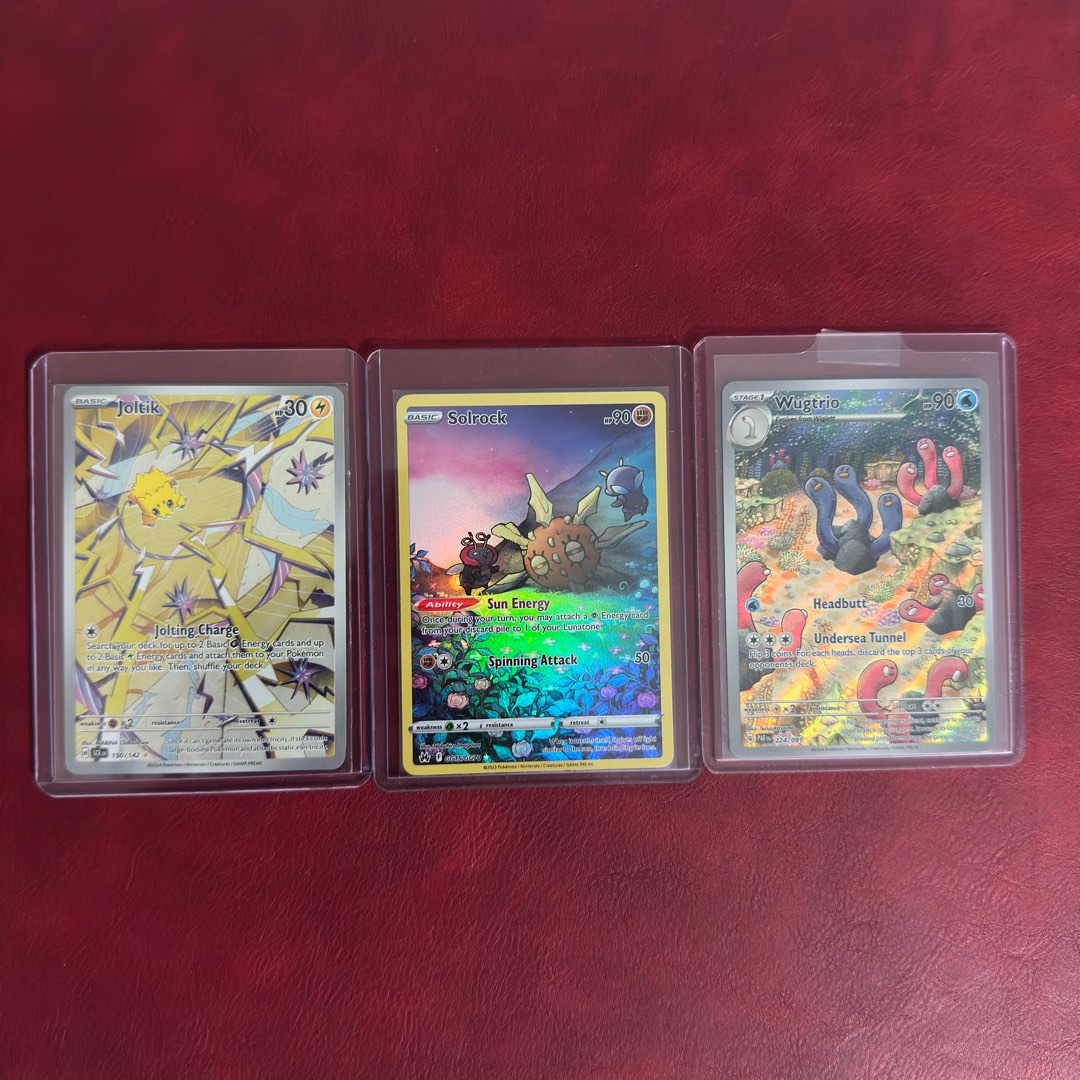 [en] Pokemon TCG IR - Stellar Crown Joltik, Crown Zenith Solrock ...