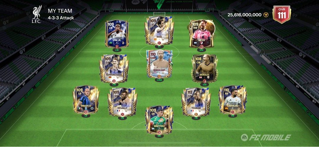 Fc Mobile 111 Ovr Account Upd As Of 8 3 2025 Video Gaming Video