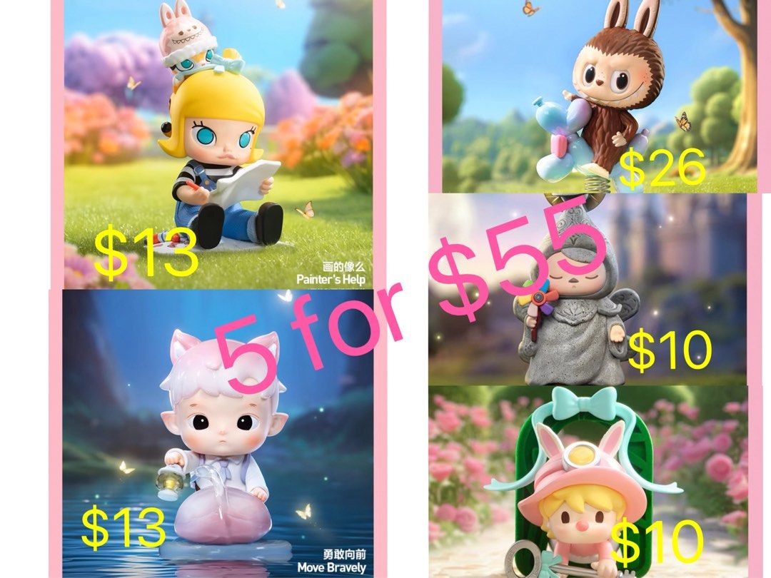 Finding mokoko molly hacipupu labubu pucky sweetbean/ hirono le petit ...