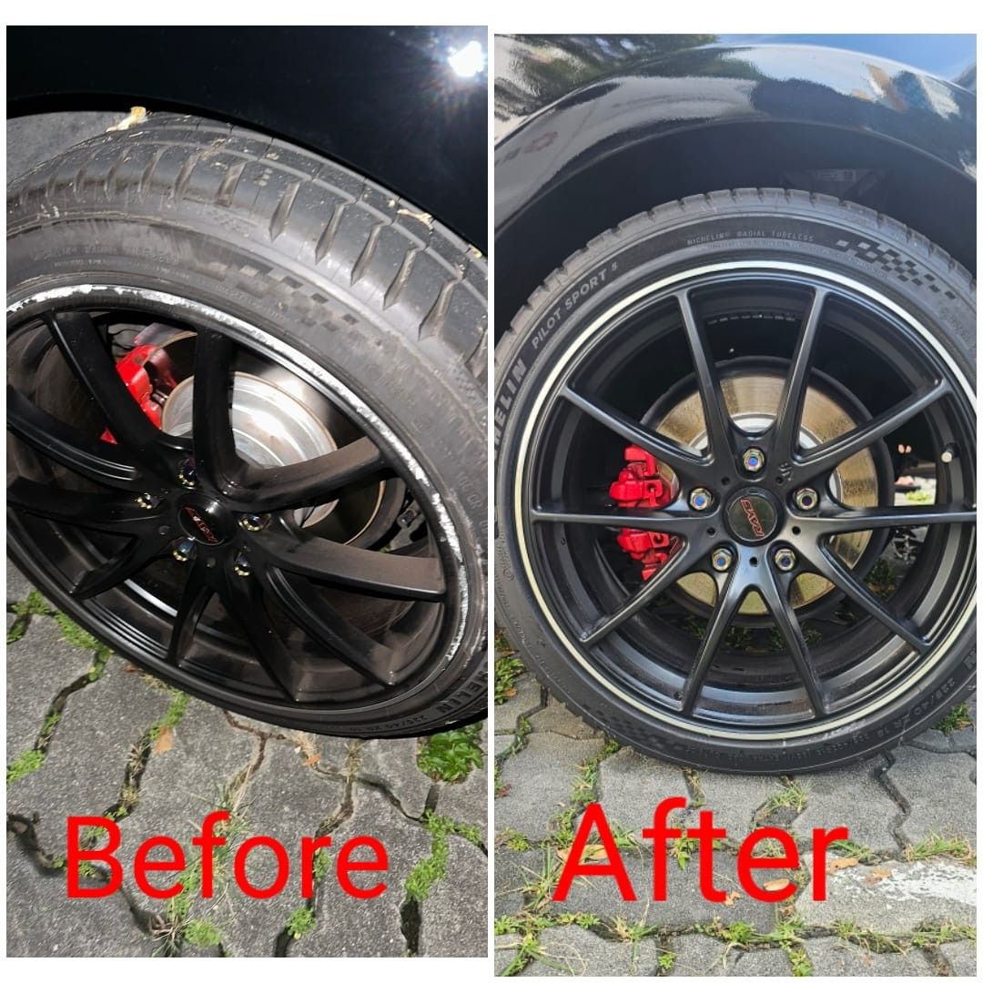 FREE ONSITE REPAIR !!! RIM SPRAY , RIM REPAIR , KERB RASH REPAIR , KERB ...