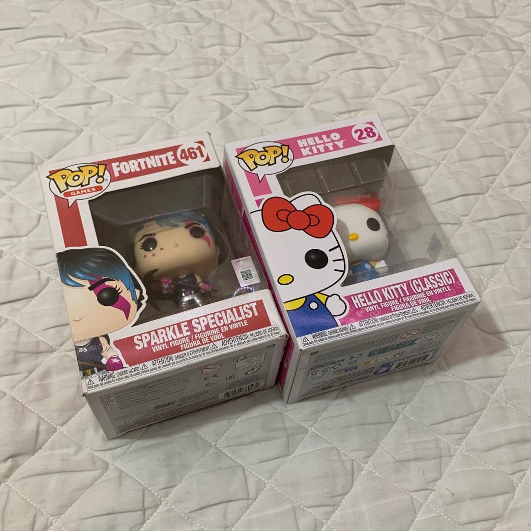 Funko POP! set [hello kitty & fortnite], Hobbies & Toys, Toys & Games ...