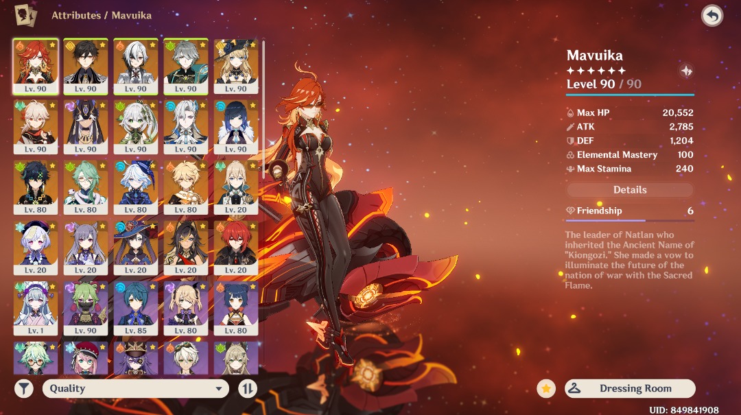 Genshin impact account 26 limited + 9wp. Arle c1 + sign, neuvi + sign ...