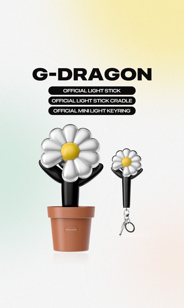 [G.O] GDRAGON Light Stick, Hobbies & Toys, Collectibles & Memorabilia ...