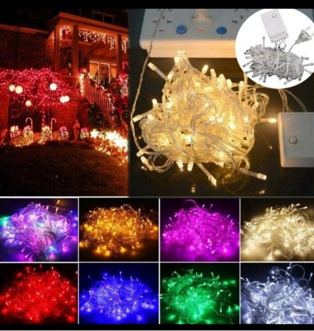 HARI RAYA SALES 10m 100 led LED Fairy Lights power point indoor ...