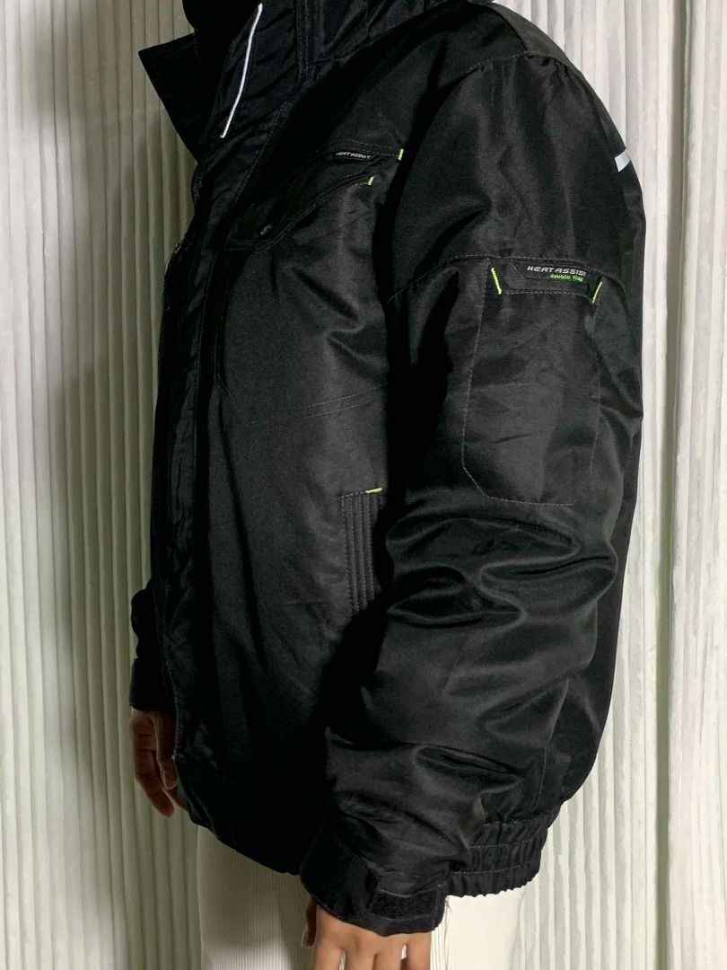 HEAT ASSIST DOUBLE FLAP MEN'S PADDED JACKET (Detachable hood), Women's ...