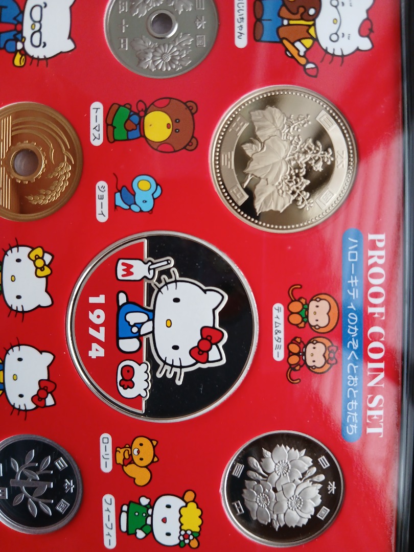 Hello Kitty 2004 Silver Proof Coin Set, Hobbies & Toys, Memorabilia ...