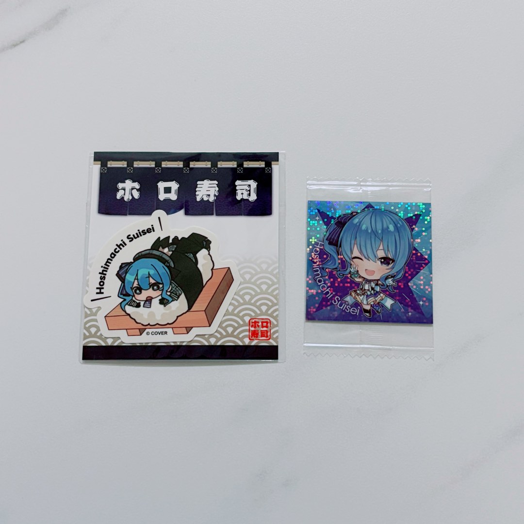 Hololive Hoshimachi Suisei Stickers, Hobbies & Toys, Memorabilia ...