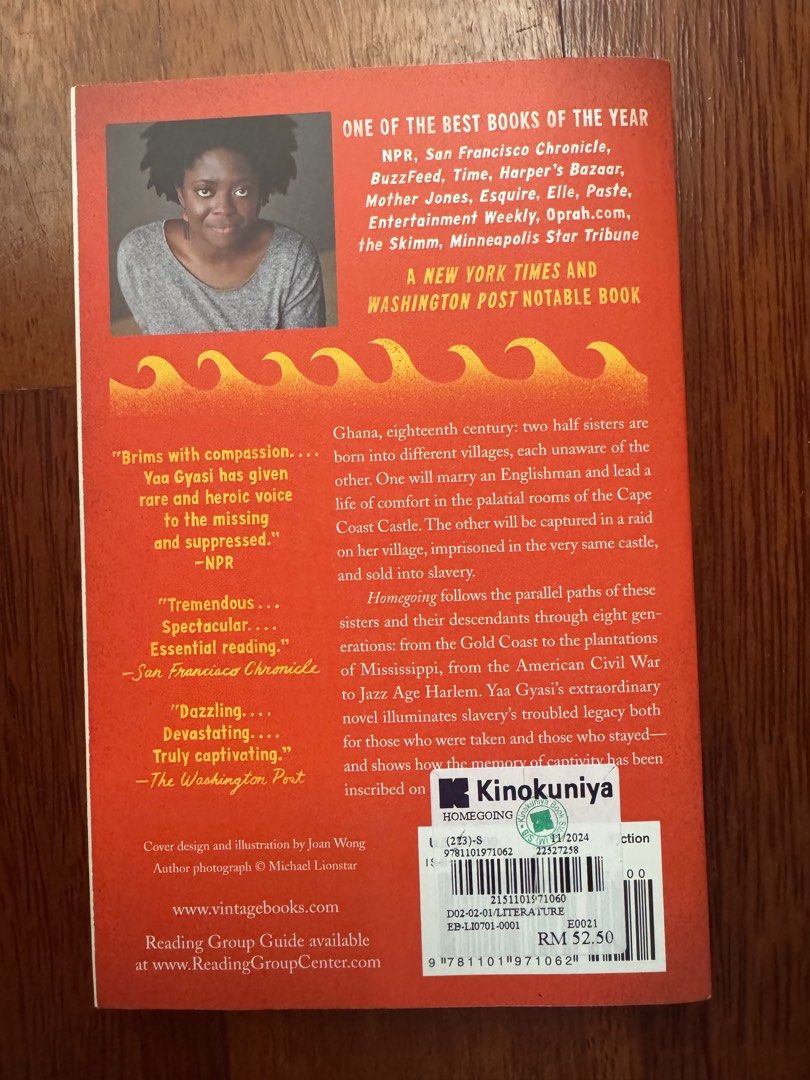 Homegoing - Yaa Gyasi, Hobbies & Toys, Books & Magazines, Storybooks on ...