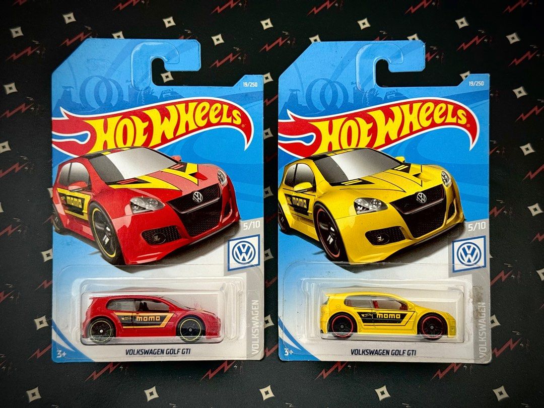 Hot Wheels MOMO Volkswagen Golf GTI Hotwheels VW red yellow, Hobbies & Toys, Toys & Games on ...