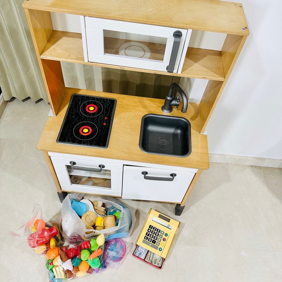 IKEA kitchen set cashier set Cooking Set Plan Toys Role play children ...