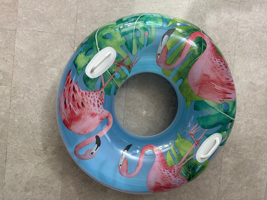 INTEX 97CM Tube Float Swimming Pool Ring Floaties Water Toys With Heavy ...