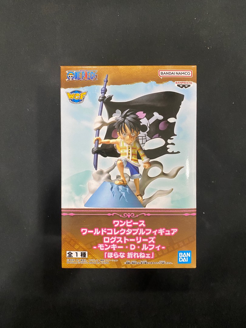 Japan Banpresto One Piece WCF Log Stories Monkey D. Luffy figure Gold Toei Sticker, Hobbies ...