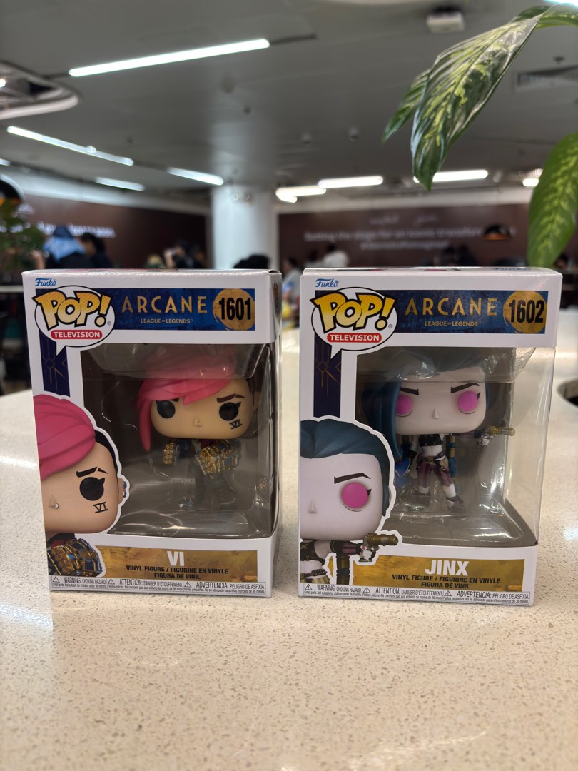 Jinx and Vi Arcane Funko Pop Set, Hobbies & Toys, Toys & Games on Carousell