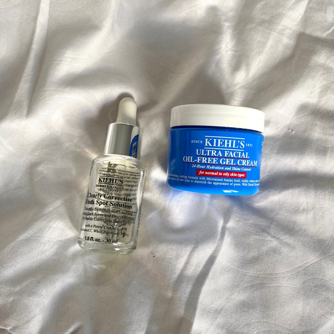 Kiehls Clearly Corrective Dark Spot dan Ultra Facial Oil-Free Gell ...