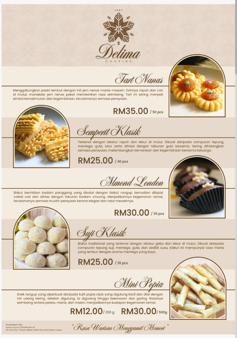 Kuih Raya Suji Klasik, Food & Drinks, Local Eats on Carousell
