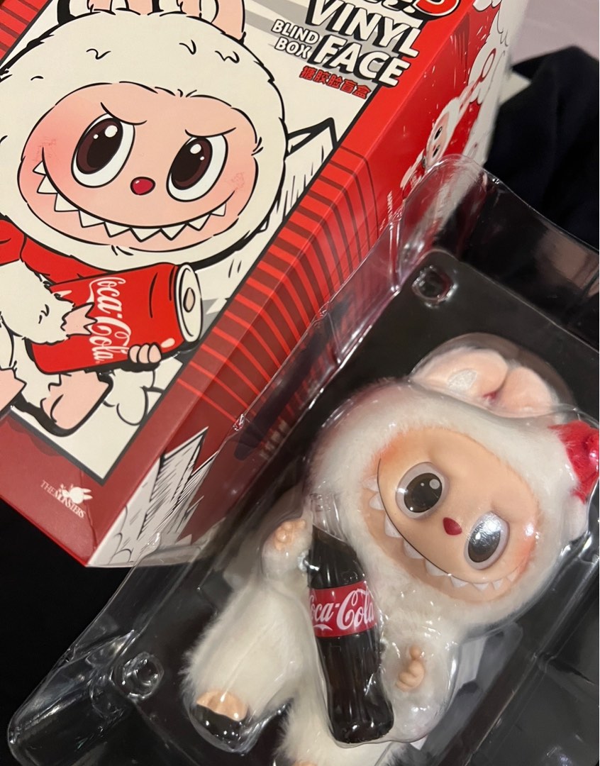 Labubu coca cola coke, Hobbies & Toys, Toys & Games on Carousell