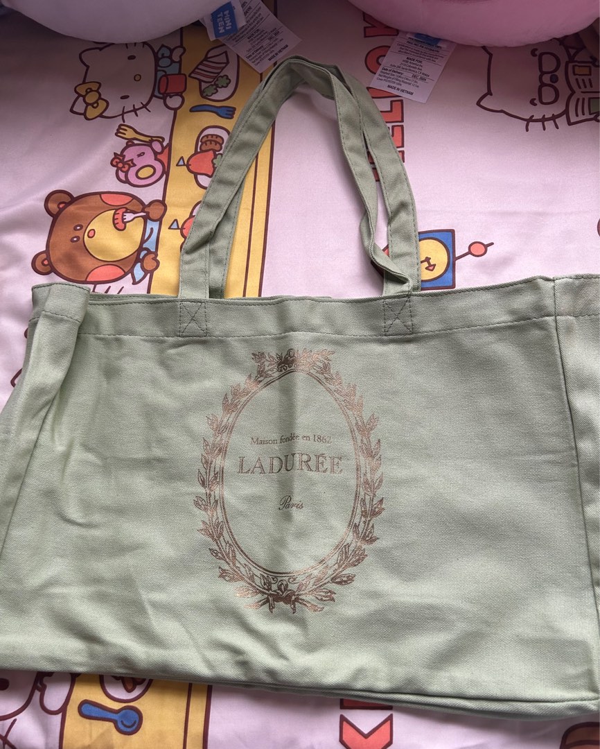 Laduree 布袋 tote bag, 名牌, 手袋及銀包 - Carousell