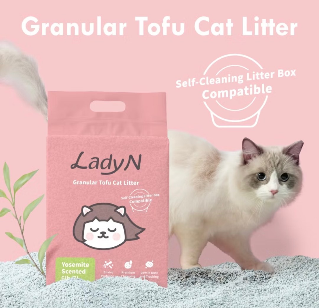 Lady N | Granular Tofu Cat Litter 6lb [1 Bag - Forest Scented] Enviro ...