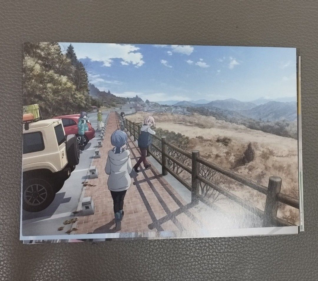 Laid-Back Camp Yuru camp postcard Rin shima nadeshiko aoi inuyama ayano toki ogaki ena saito ...