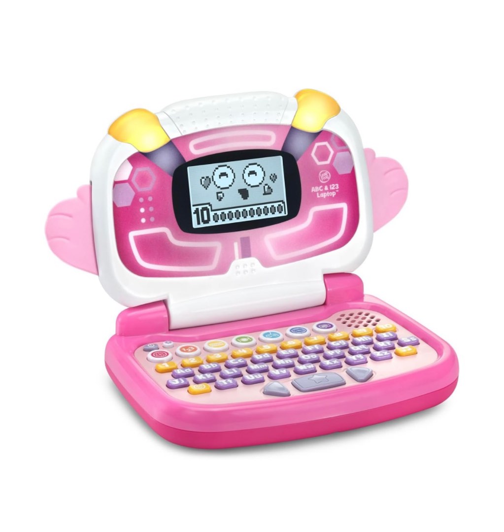 LeapFrog ABC and 123 Laptop, Pink, Babies & Kids, Infant Playtime on ...