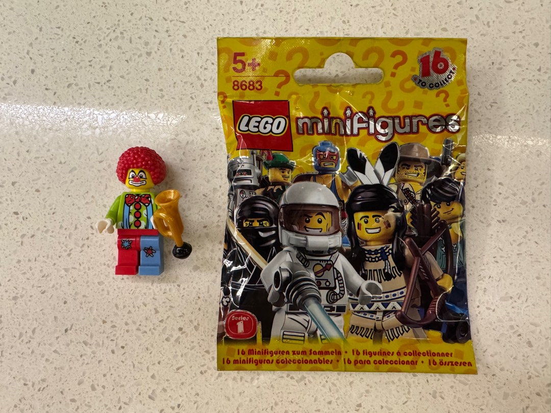 Lego 8683 LEGO Minifigures Series 1 -Circus Clown (sealed), Hobbies ...