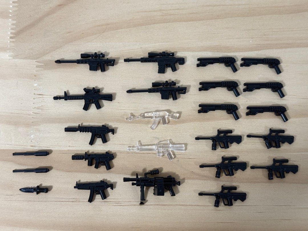 Lego Minifigures Weapon Accessories Rifles & Gun, Hobbies & Toys, Toys ...
