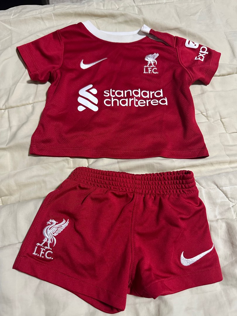 Liverpool LFC Baby Jersey Set, Babies & Kids, Babies & Kids Fashion on ...