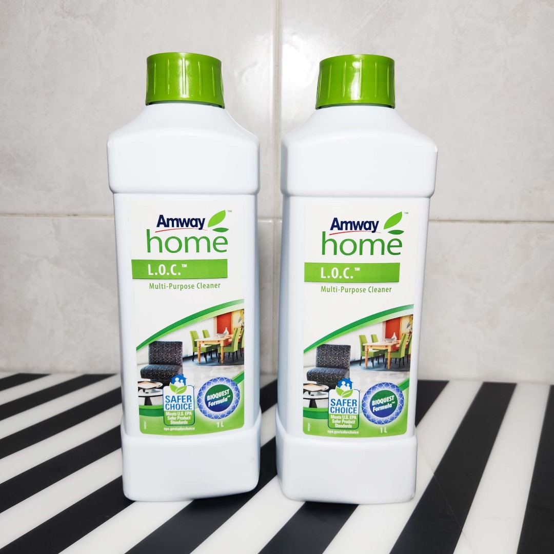 Amway LOC Multi-Purpose Cleaner 1L (Bundle of 2), Furniture & Home ...
