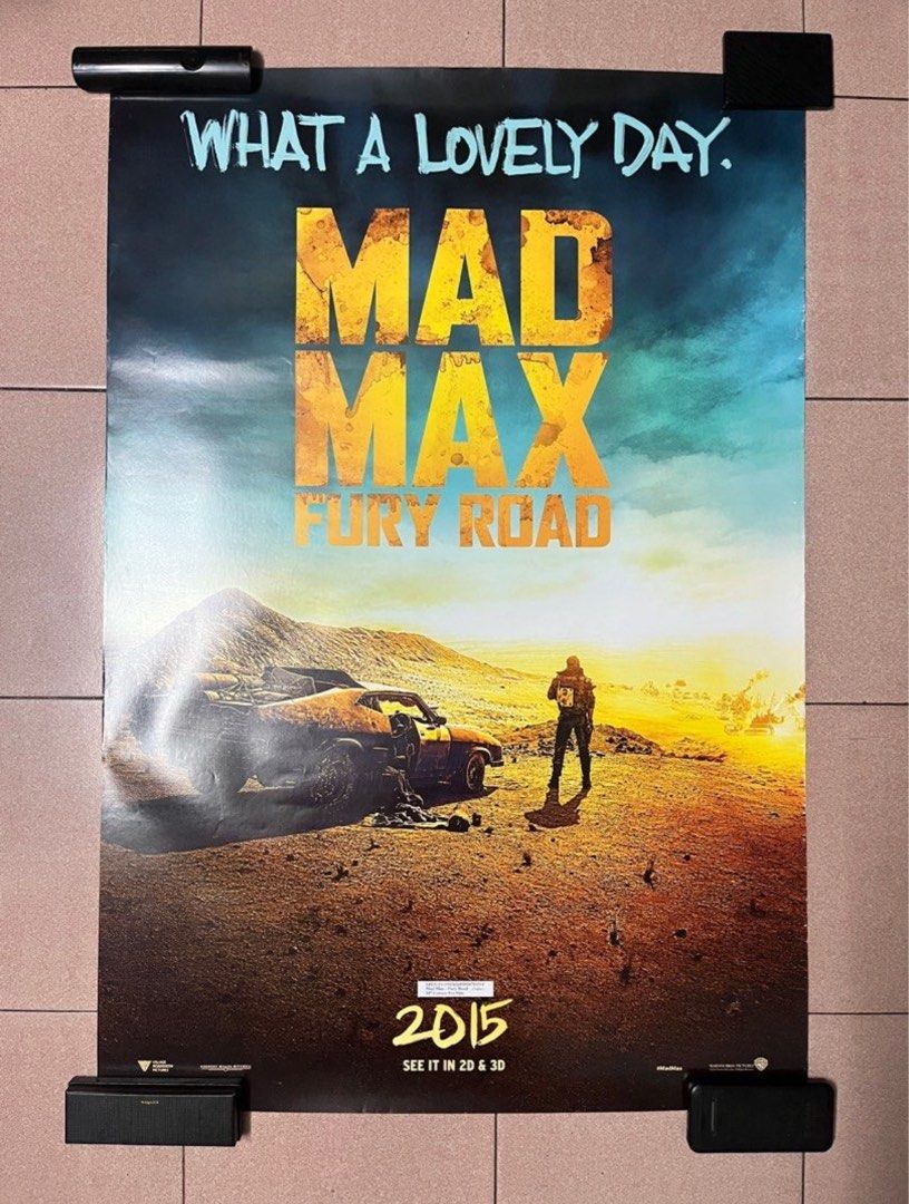 MAD MAX: FURY ROAD MOVIE (2014) OFFICIAL THEATRICAL ONE-SHEET TEASER ...
