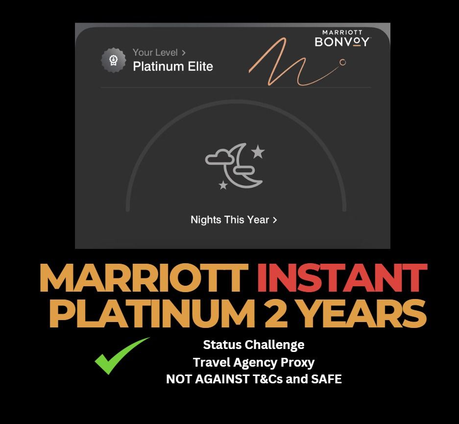 Marriott Platinum Instant 2 Years Status Hotels Singapore Airlines ...