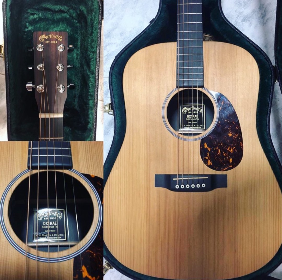 Martin DX1RAE (Acoustic Guitar), Hobbies & Toys, Music & Media, Musical ...