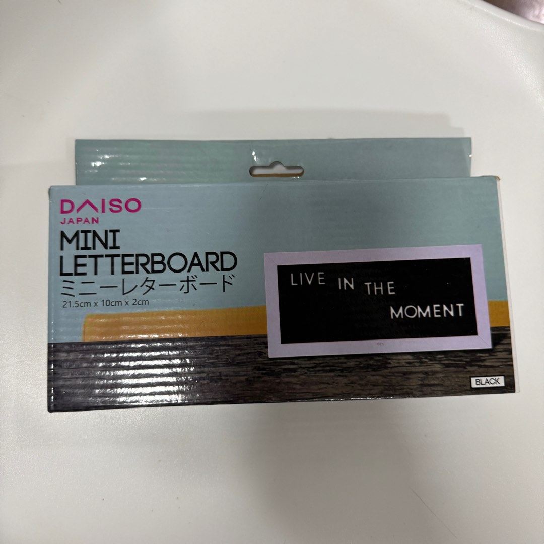 daiso mini letterboard, Furniture & Home Living, Home Decor, Wall Decor ...
