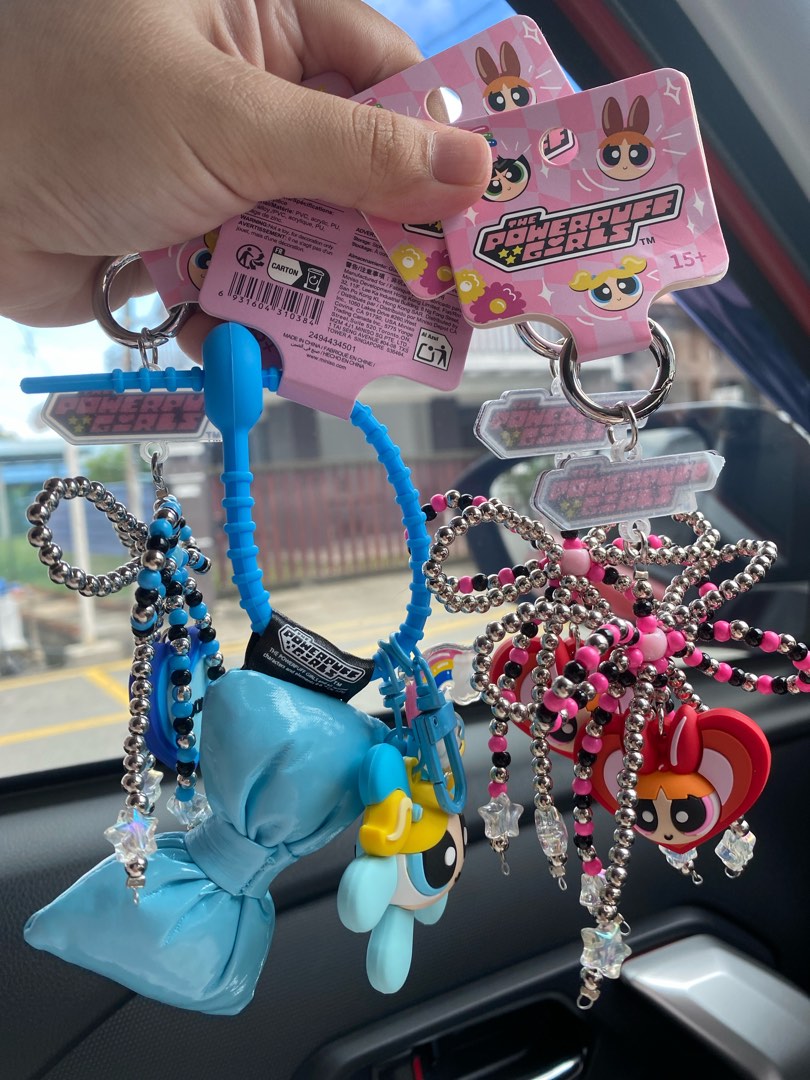 miniso powerpuff girls keychain, Hobbies & Toys, Collectibles ...