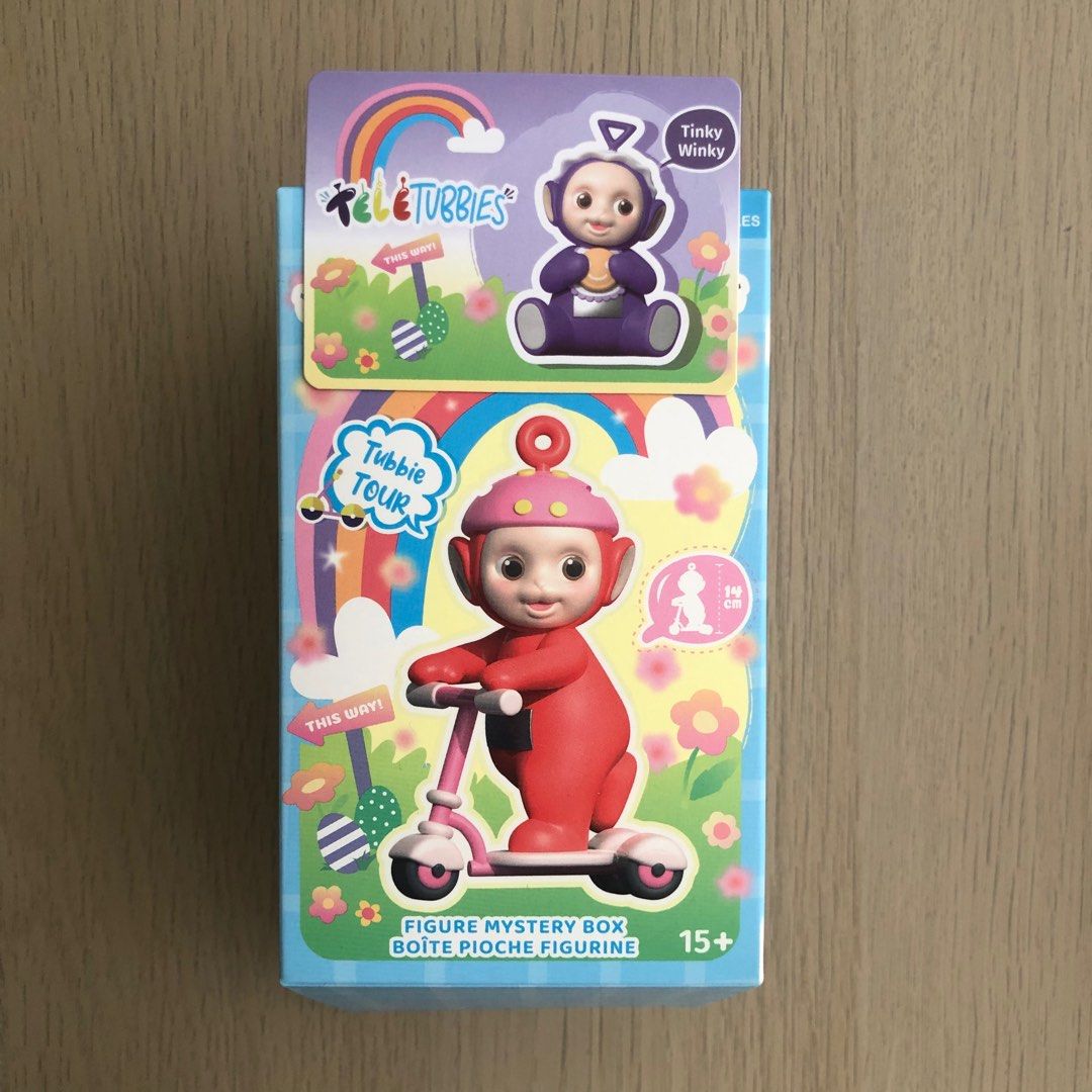 【搬屋賣野】Miniso／Teletubbies 天線得得 B Tubbie Tour 盲盒／Tinky Winky, 興趣及遊戲, 玩具 ...