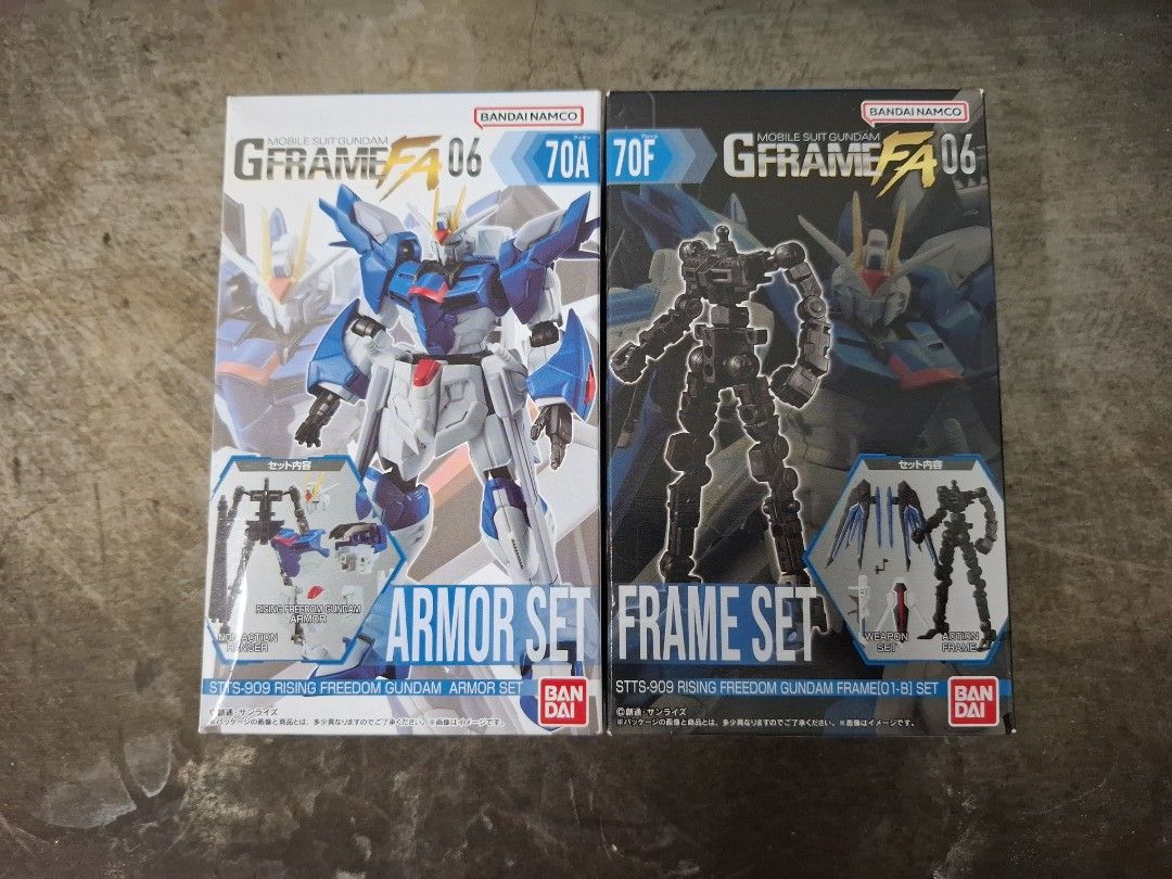 Gundam G Frame FA 06 70A+70F Rising Freedom Gundam Armor+Frame Set ...
