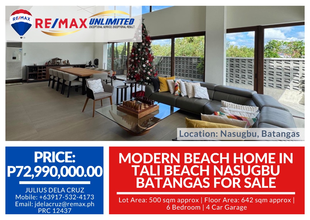 Modern Beach Home in Tali Beach Nasugbu Batangas for Sale, Property ...