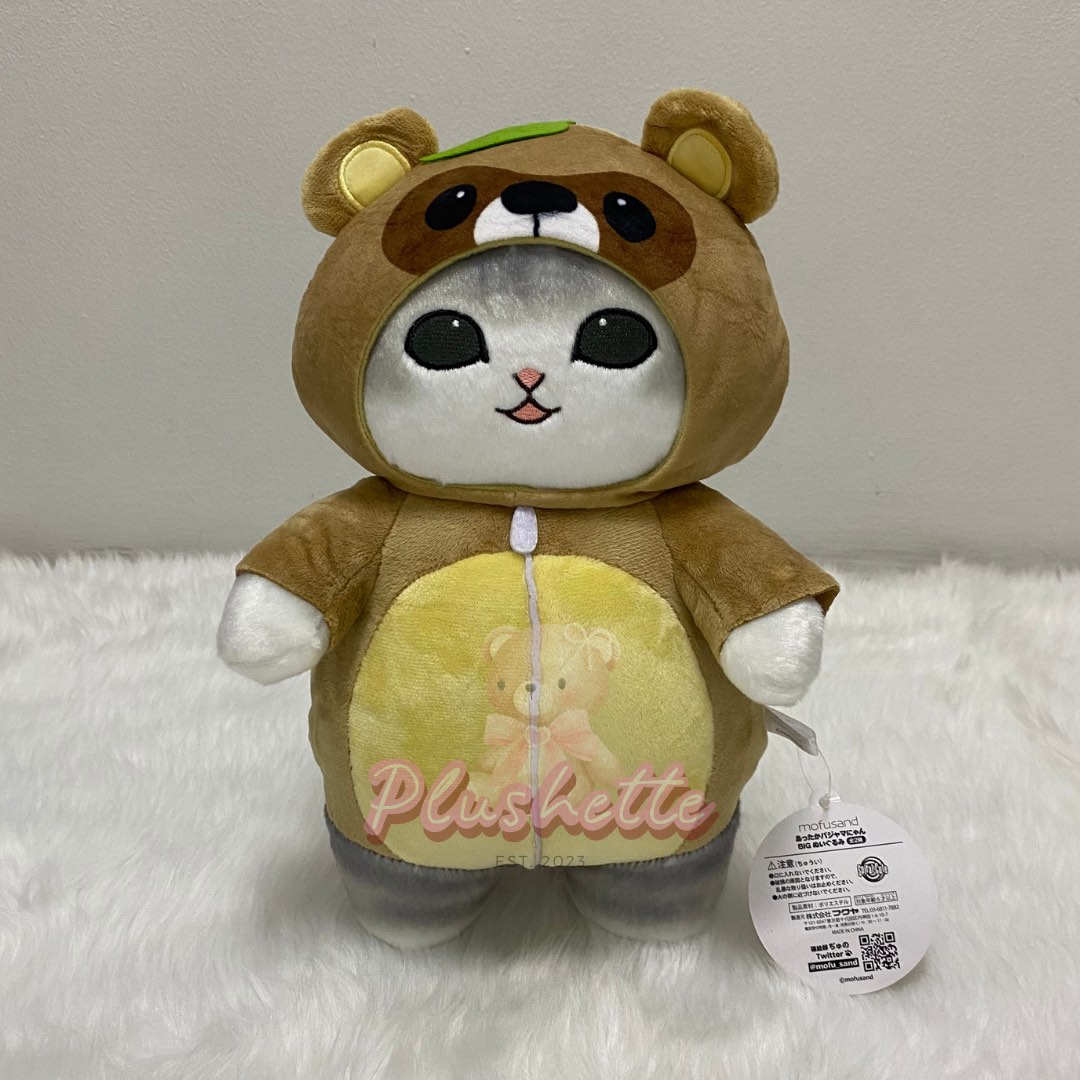 Mofusand - (BIG) Standing Raccoon, Hobbies & Toys, Toys & Games on ...