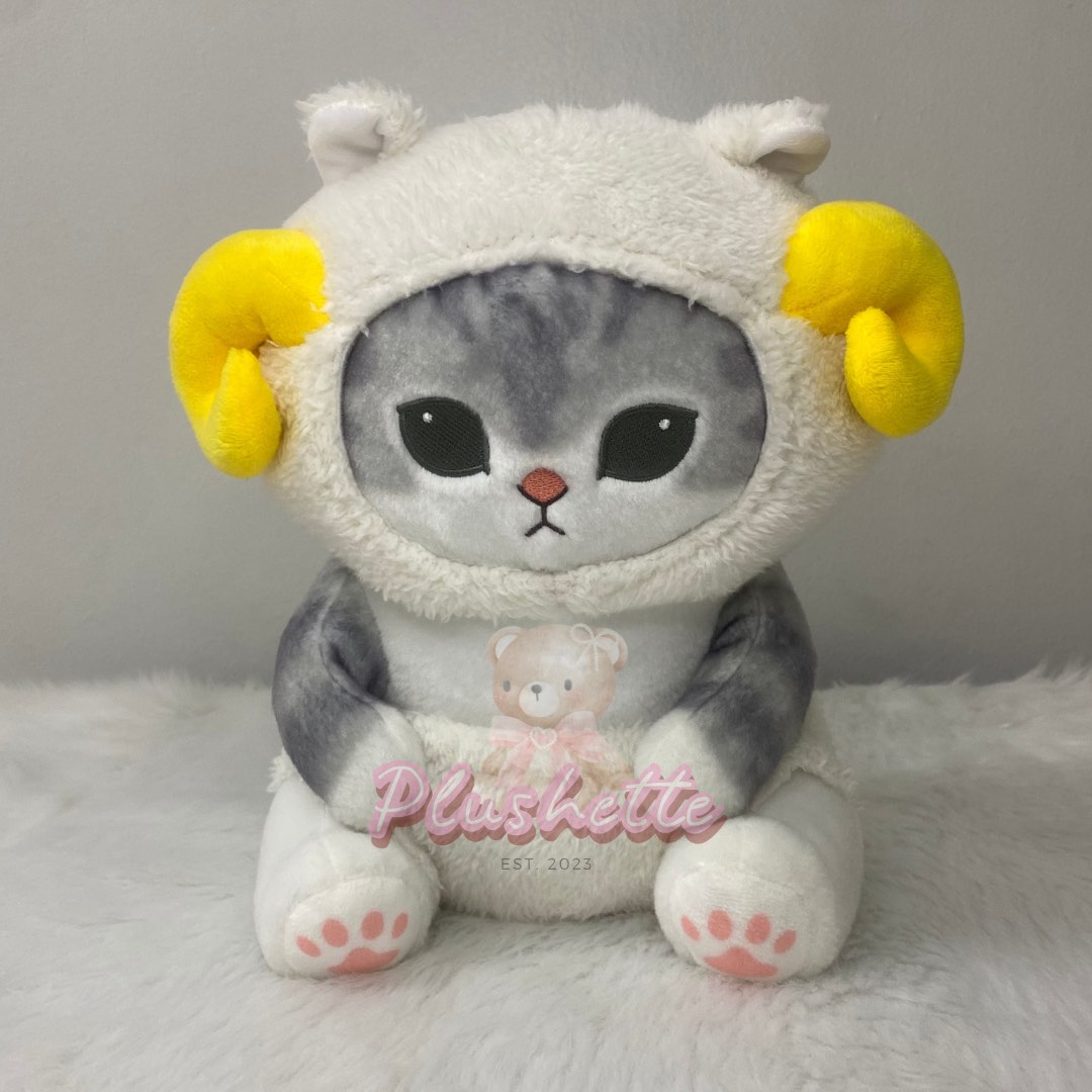 Mofusand - (BIG) White Sitting Ram, Hobbies & Toys, Toys & Games on Carousell