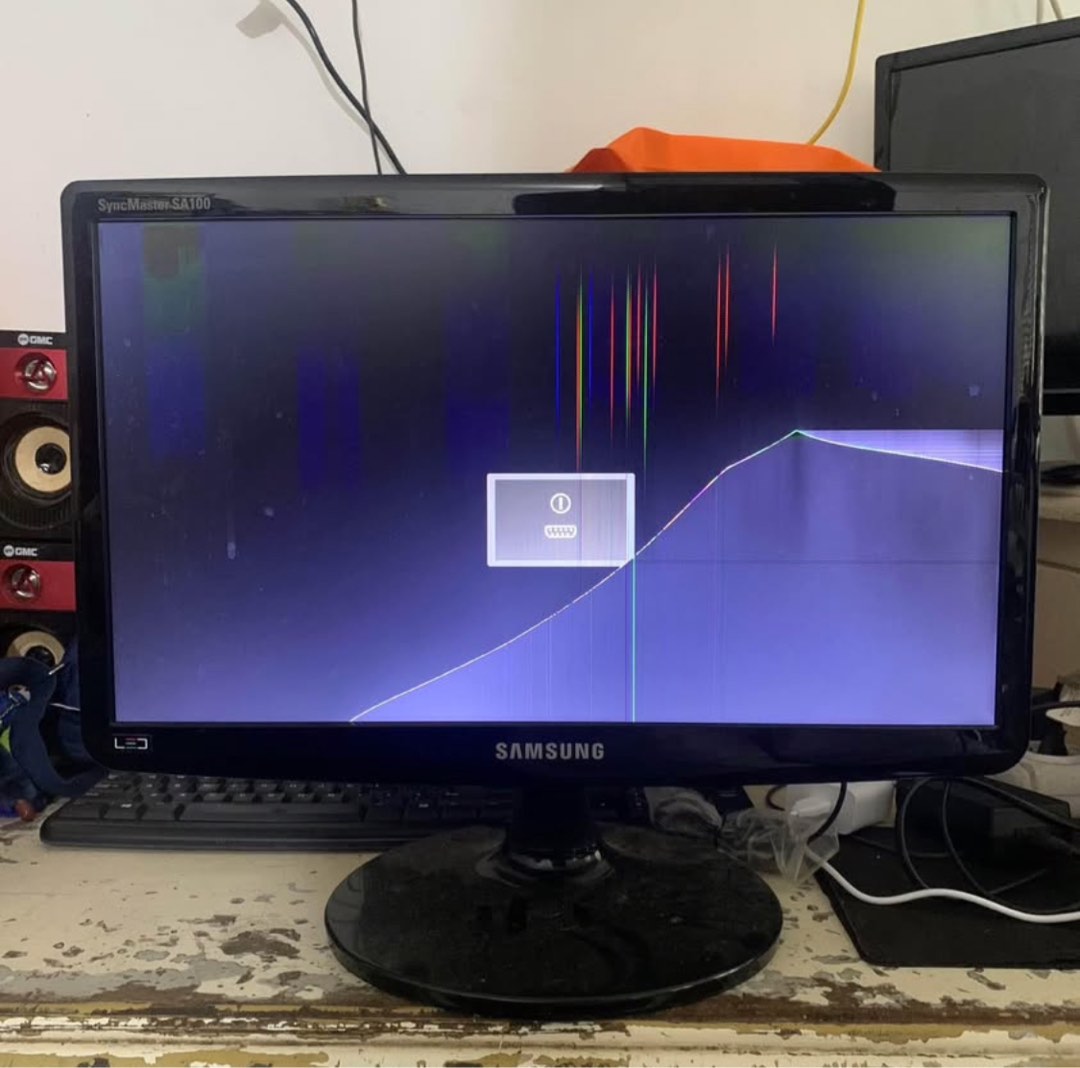 Monitor LED Samsung Syncmaster SA100 RUSAK, Elektronik, Bagian Komputer ...