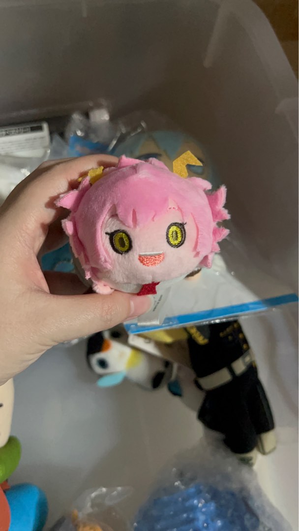 My Hero Academia Mina Ashido Mochi Mascot Plush, Hobbies & Toys, Toys ...